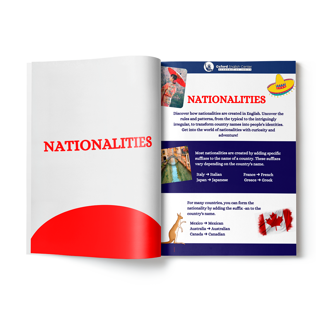 Nationalities – OXFORD ENGLISH CENTER
